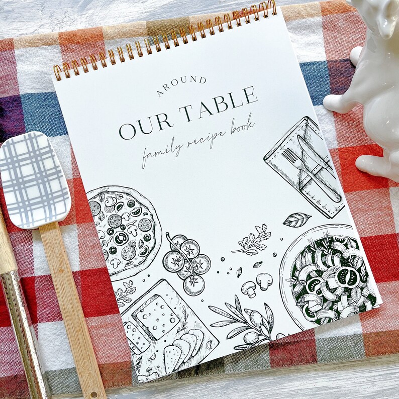 Around Our Table Family Recipe Book - Etsy