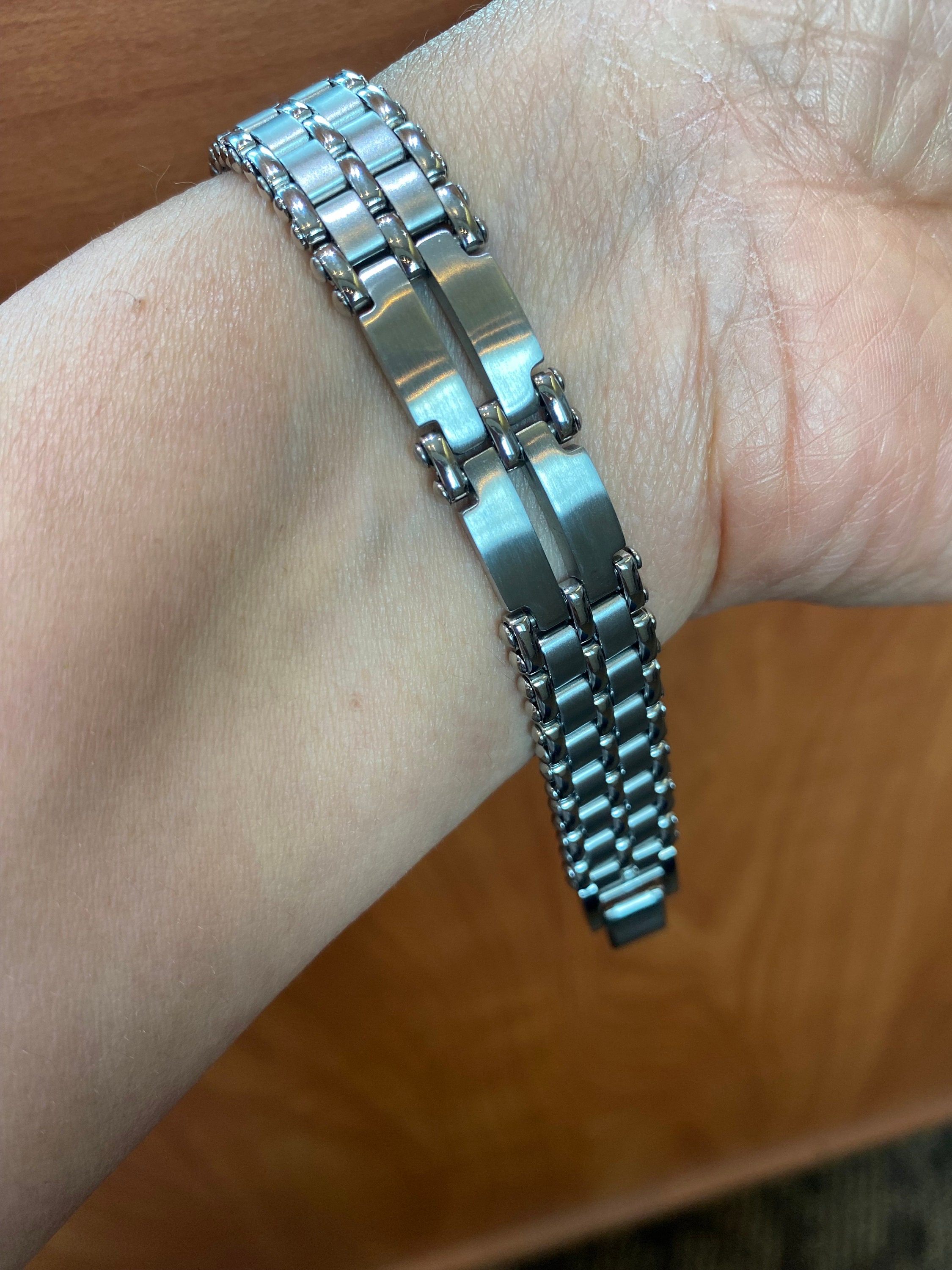 RCI Stamped 1.1MM Wide Stainless Steel Bracelet for Men! - Etsy