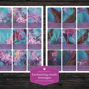 FAE WISDOM Printable Oracle Deck WITH Deck Box / Faewood Fantasies / 60 Oracle Cards / Digital ...