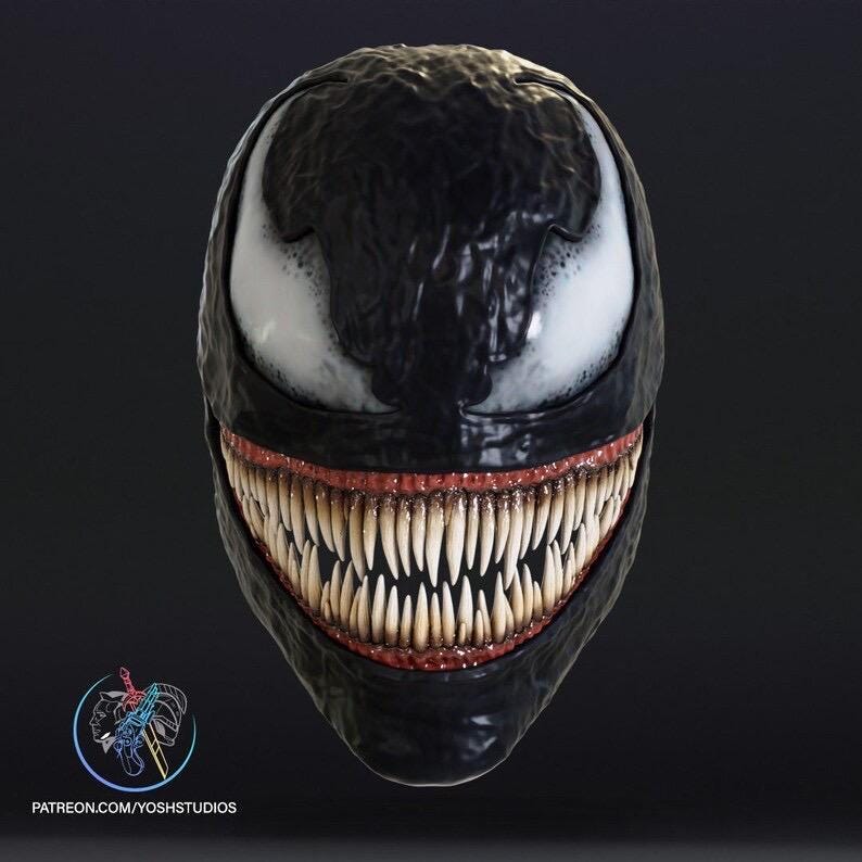 Venom Helmet 3D Print - Etsy
