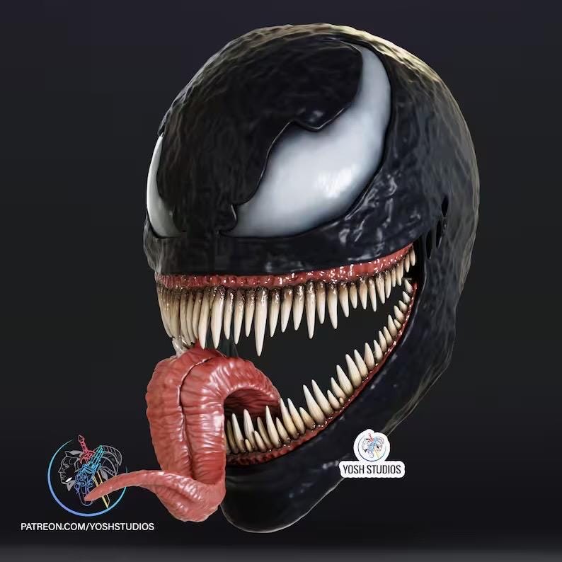 Venom Helmet 3D Print - Etsy