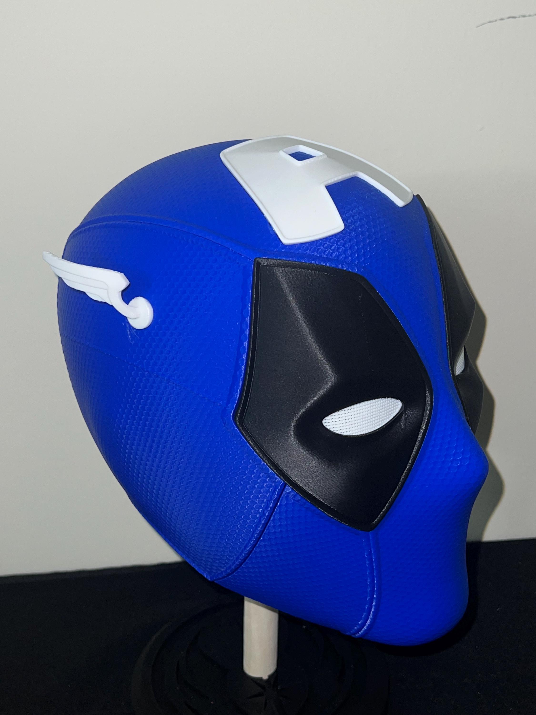 Captain Deadpool Textured Helmet 3D Print - Etsy