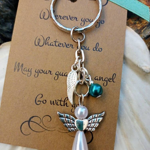 Angel Keyring - Etsy