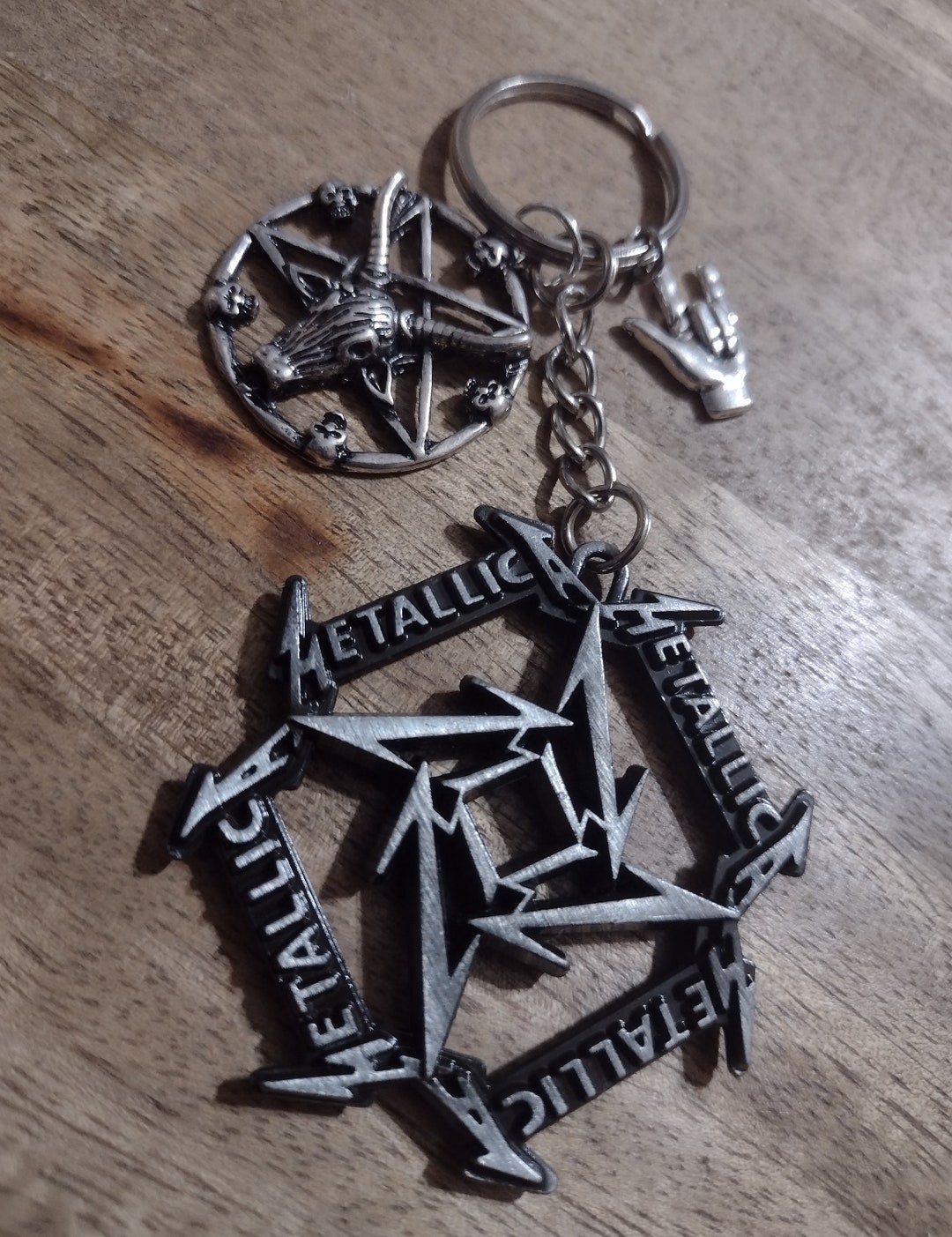 Metallica Heavy Metal Thrash Metal Big 4 Keychain - Etsy