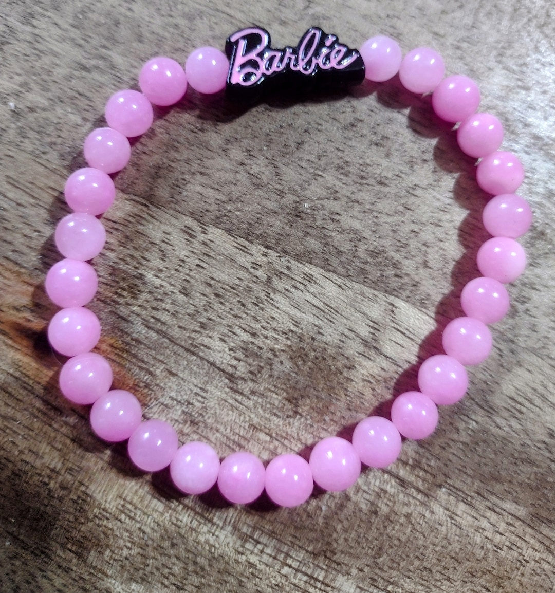 Pink Jade Barbie Bracelet Barbie Girl Barbie Bracelet - Etsy