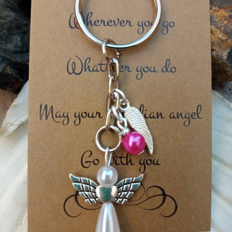Angel Keyring - Etsy