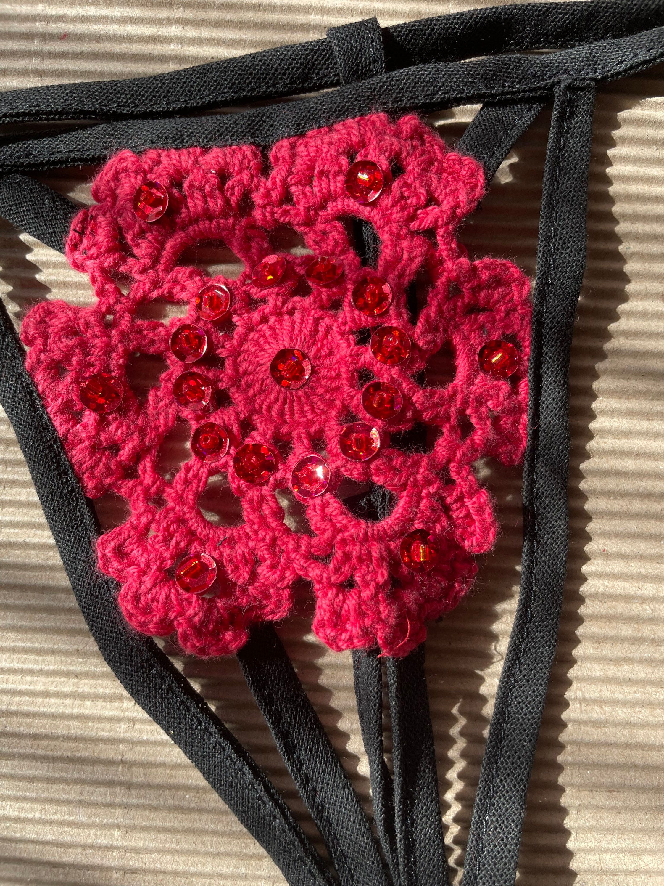 Lingerie Set, Hand-crocheted - Etsy