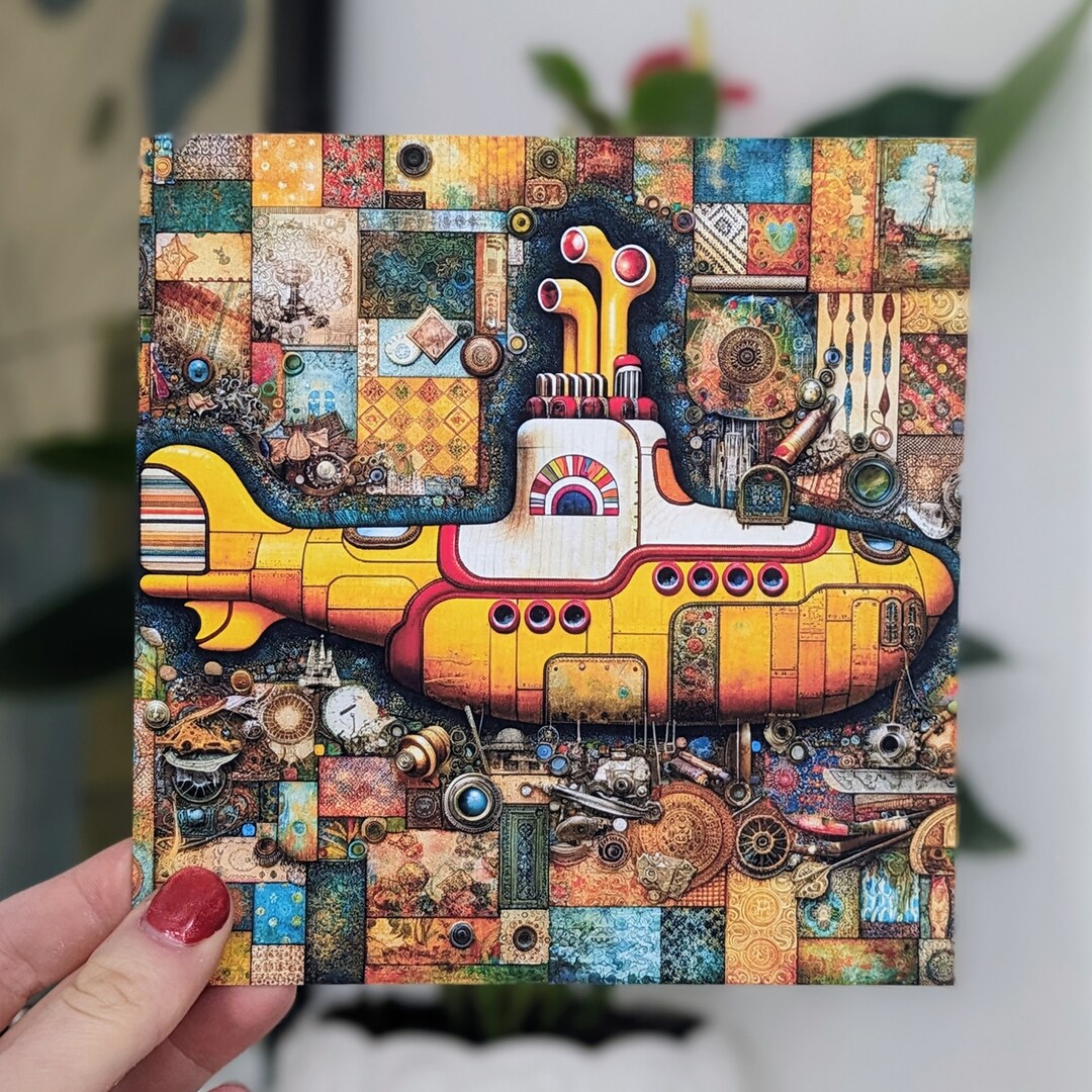 Yellow Submarine | Liverpool | Greeting Card - Etsy UK