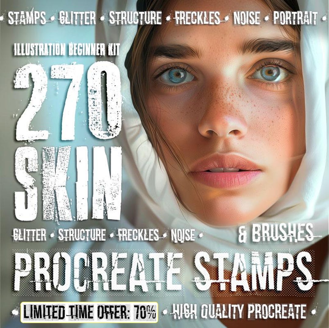 Skin Brushes Procreate Skin Stamps Skin Brush Set Portrait Brushes ...