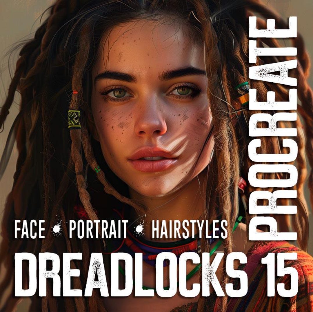 15 Dreadlocks Brushes - Digital Product - Hair Brushes - Brushes ...