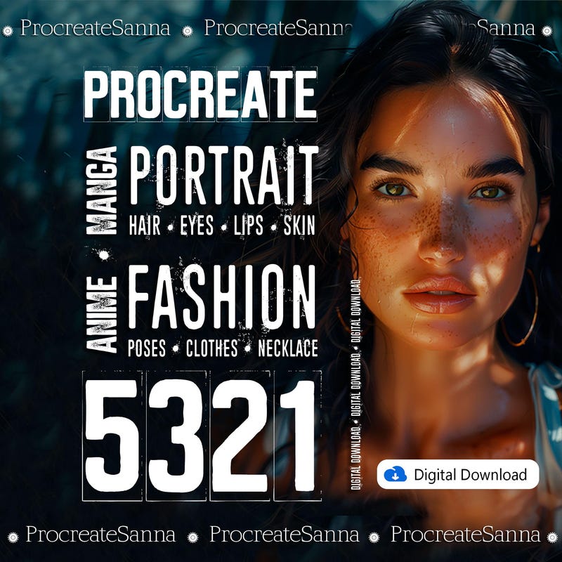 Procreate Portrait - Etsy