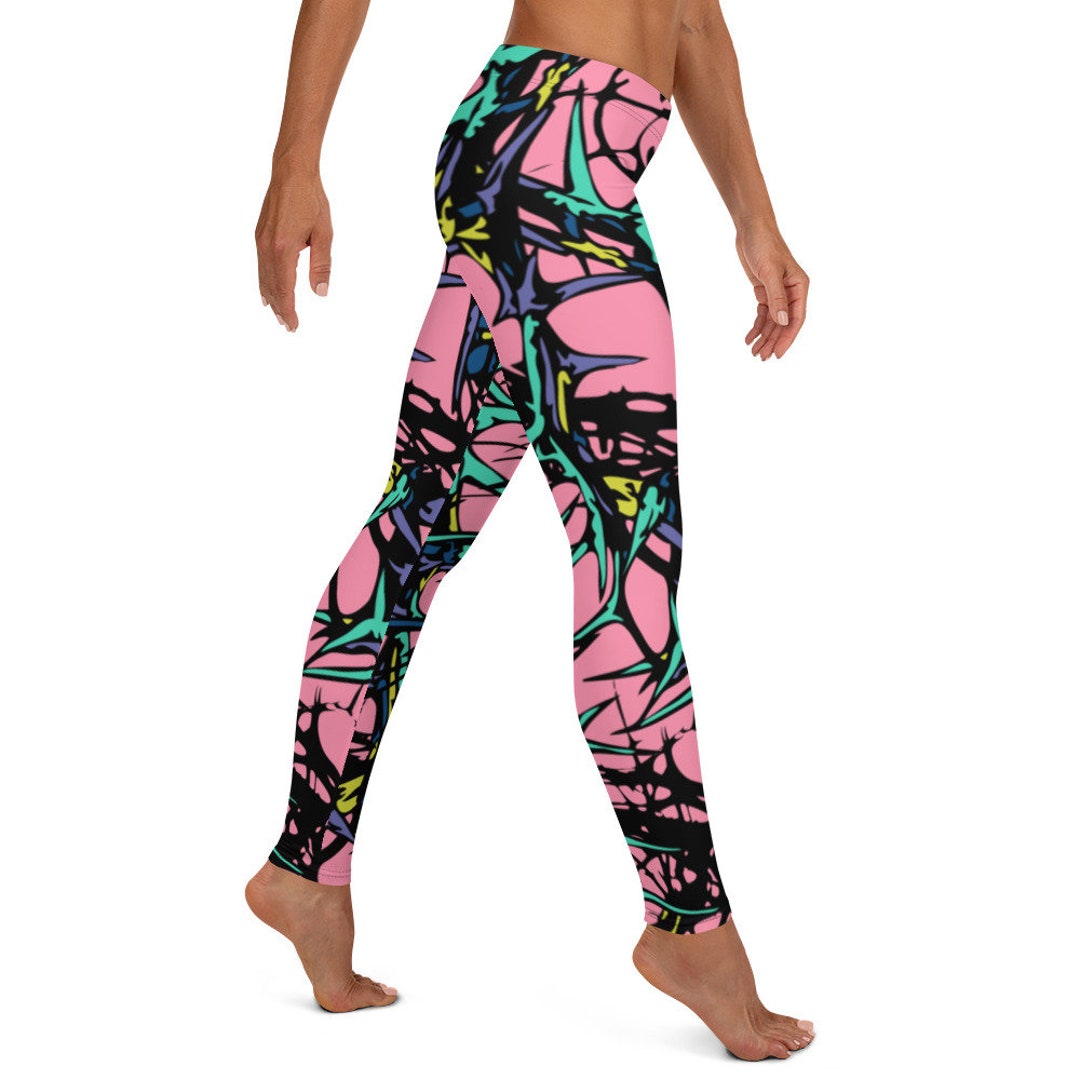 Thorns Leggings Pastel Goth Workout Pants Streetwear - Etsy