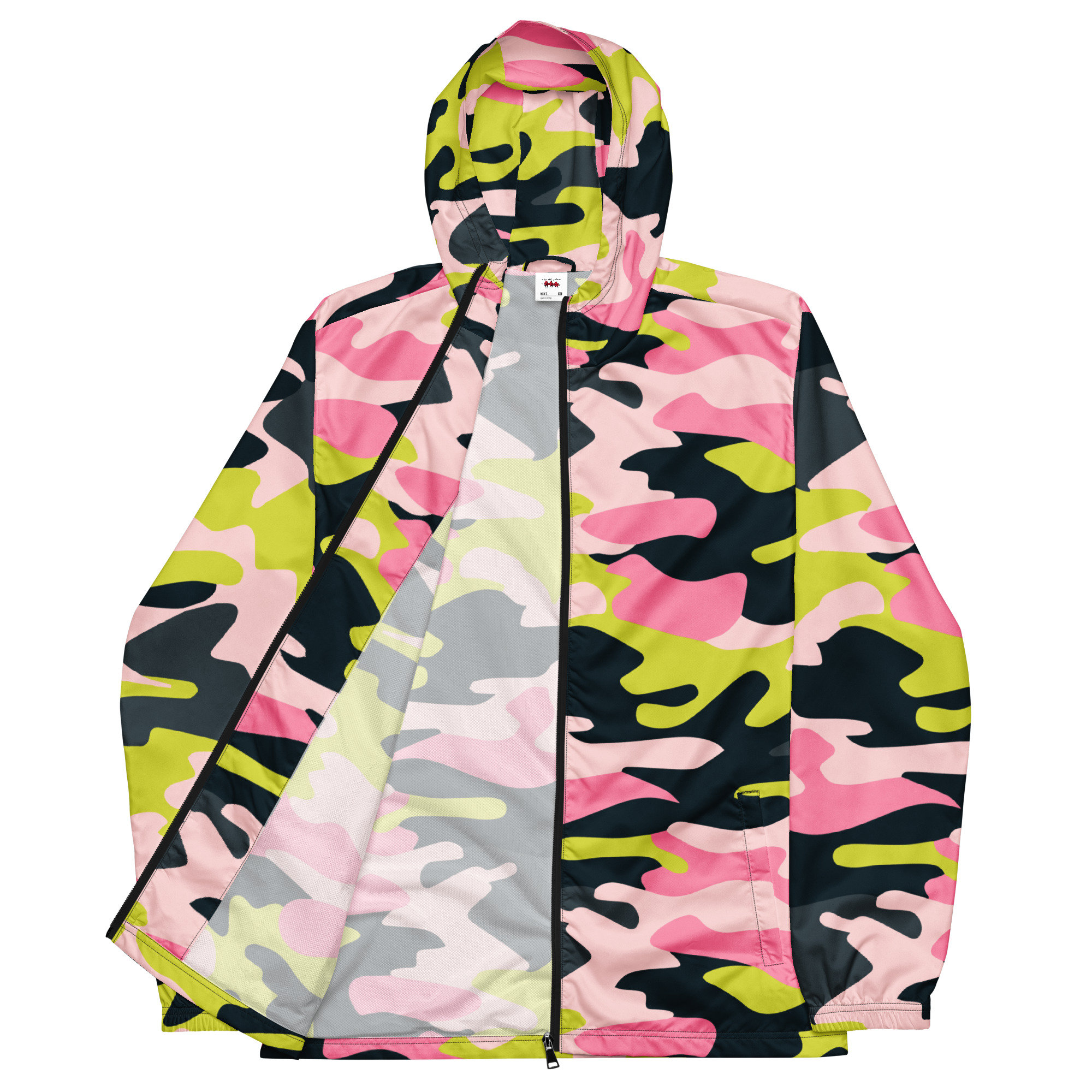 Camo - Windbreaker | Pastel Goth | Streetwear | Camo Jacket | Pink ...