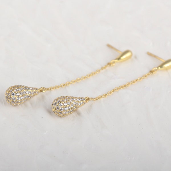 Gold Drop Earrings - Etsy