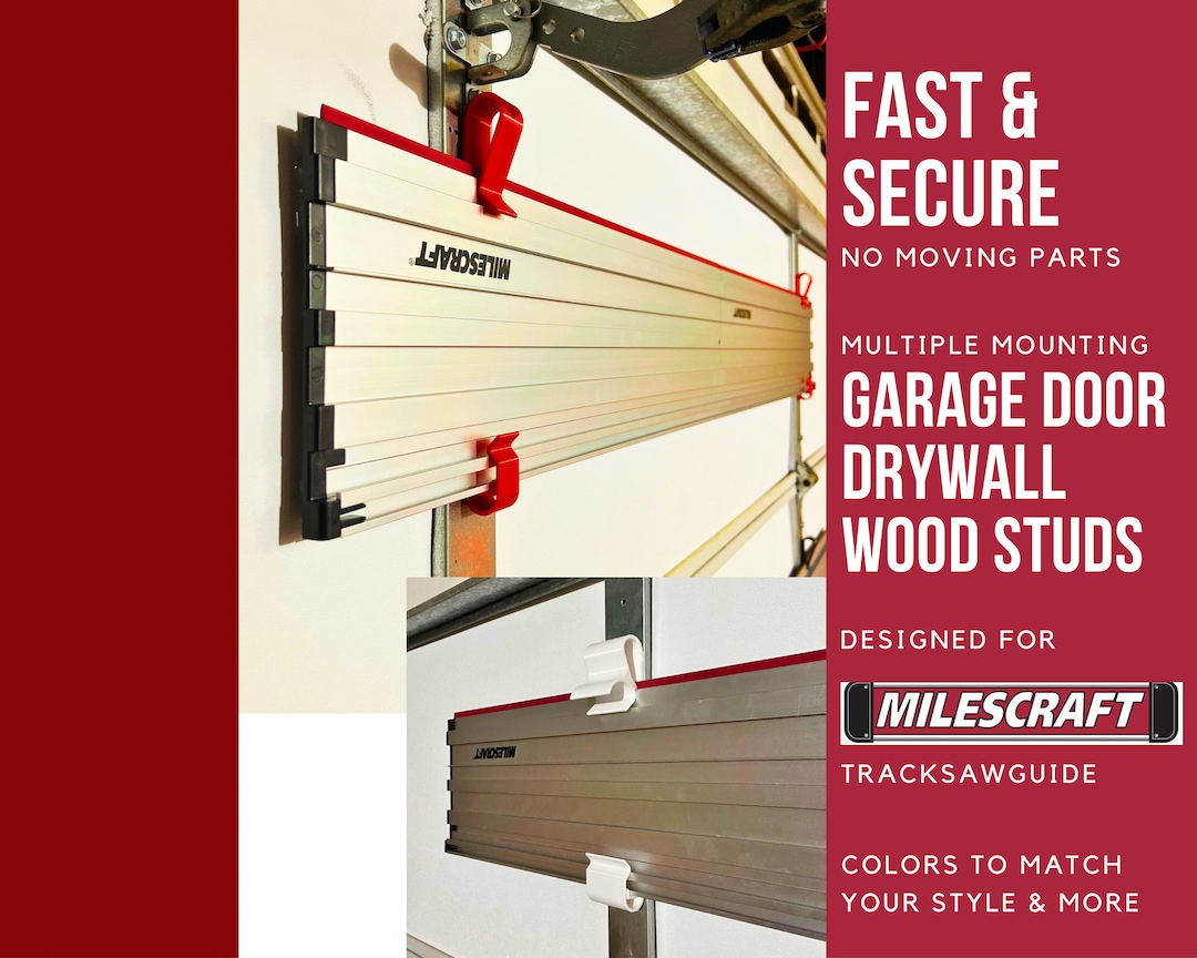 Milescraft Track Saw Guide Rail Mounts: Quick & Secure Holders - Etsy