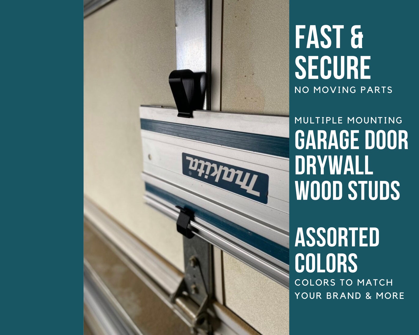 Universal Track Saw Rail Holders Guide Rail Mounts Quick and Secure ...