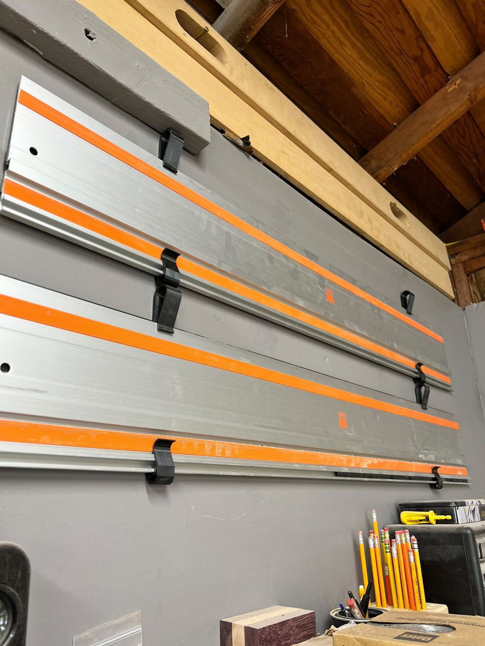 Universal Track Saw Rail Holders Guide Rail Mounts Quick and Secure ...