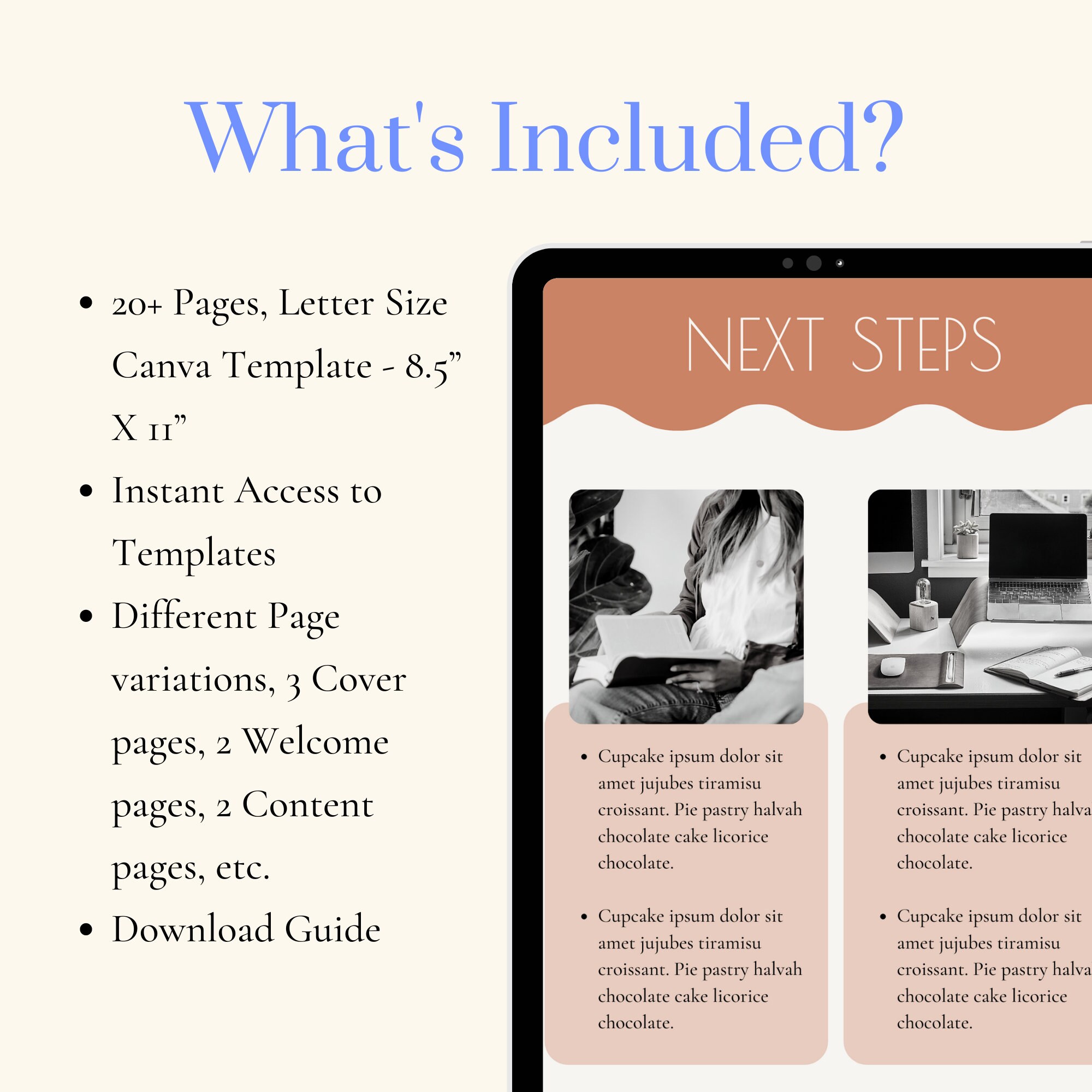 Customizable New Client Modern Welcome Guide Canva Digital Download ...