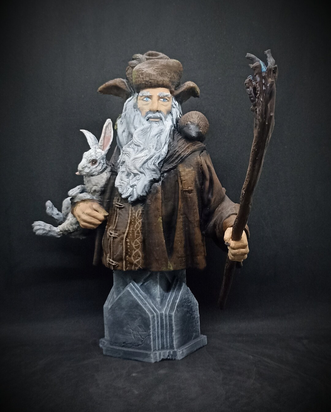 Radagast Mage Bust Lord of the Rings - Etsy