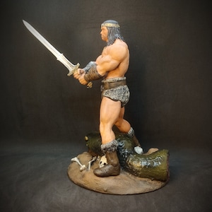 Conan the Barbarian With Snake - Etsy