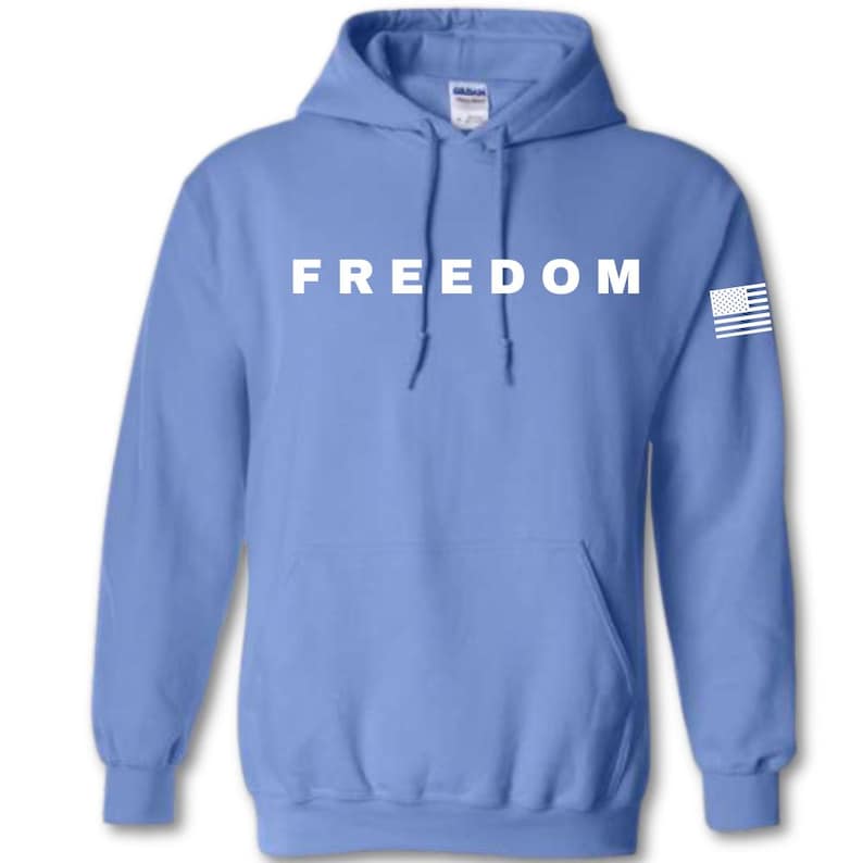 Charlie Kirk Freedom Hoodies, Sweatshirts, Turning Point, Free Speech ...