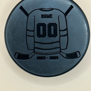 Custom Engraved Hockey Puck, Personalized Ice Hockey Puck, Coach Gifts ...