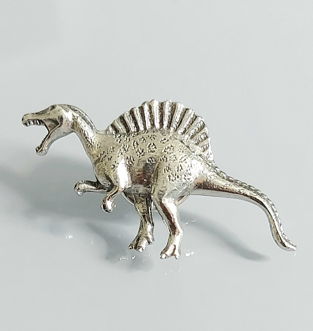 SPINOSAURUS DINOSAUR Jurassic Era Pewter Lapel Badge Tie Pin - Etsy