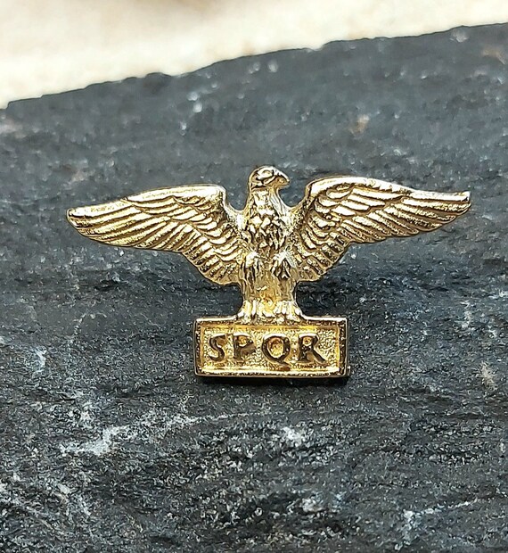 Roman Eagle Standard Spqr