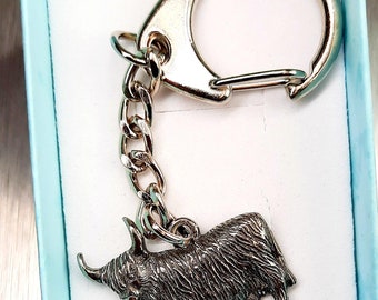 Pewter Key Chain | Etsy