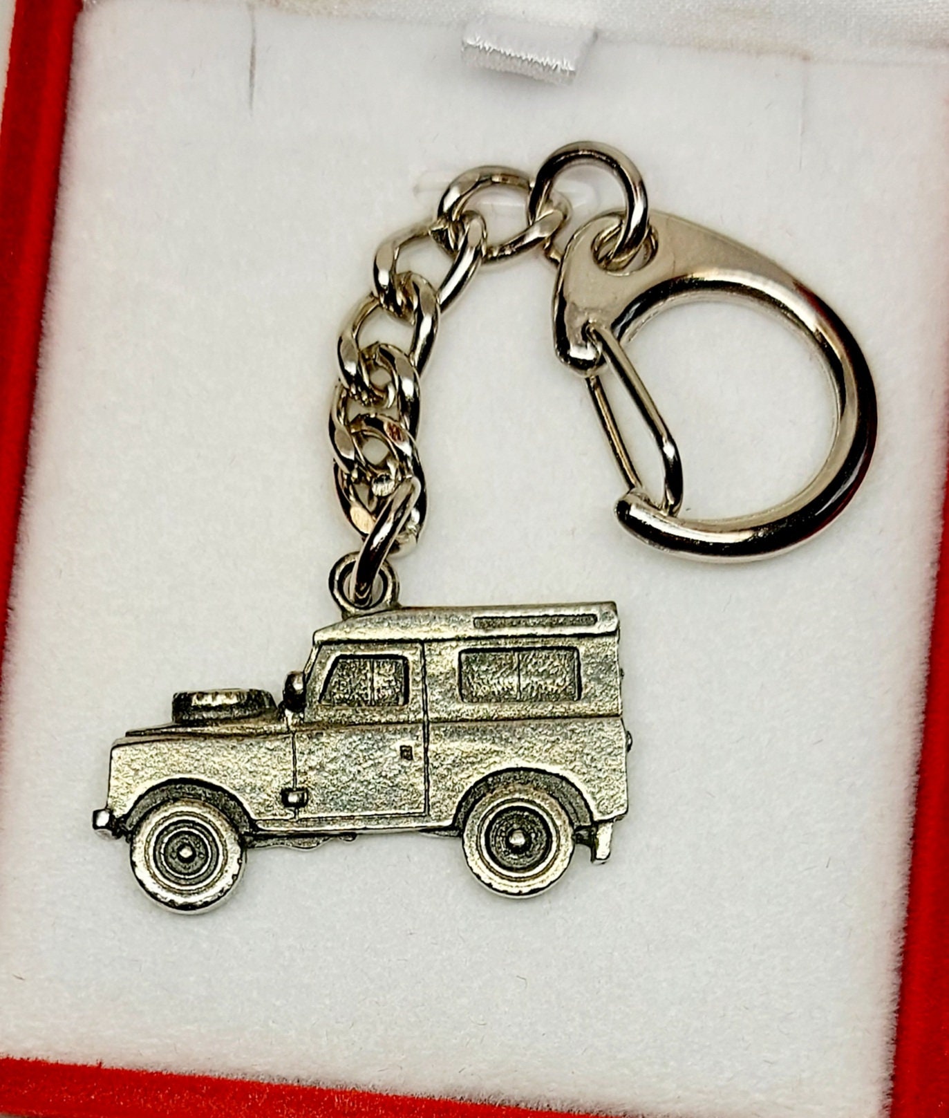 NEW Hand Cast Pewter Land Rover Key Chain Keyring - Etsy UK