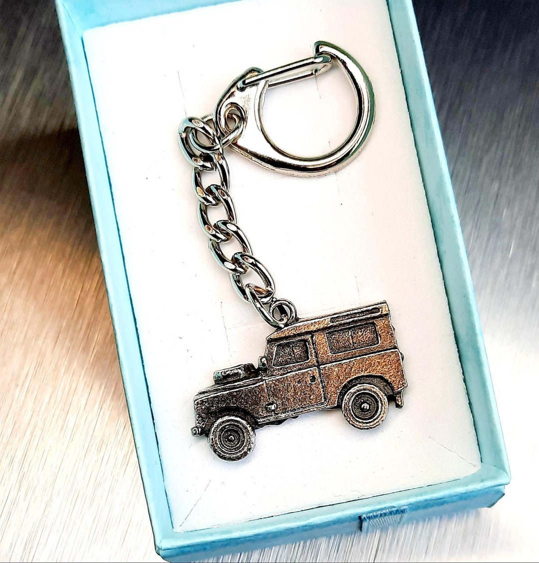 NEW Hand Cast Pewter Land Rover Key Chain Keyring - Etsy UK