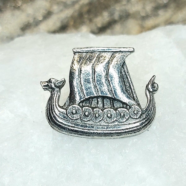 Viking Ship Pin - Etsy