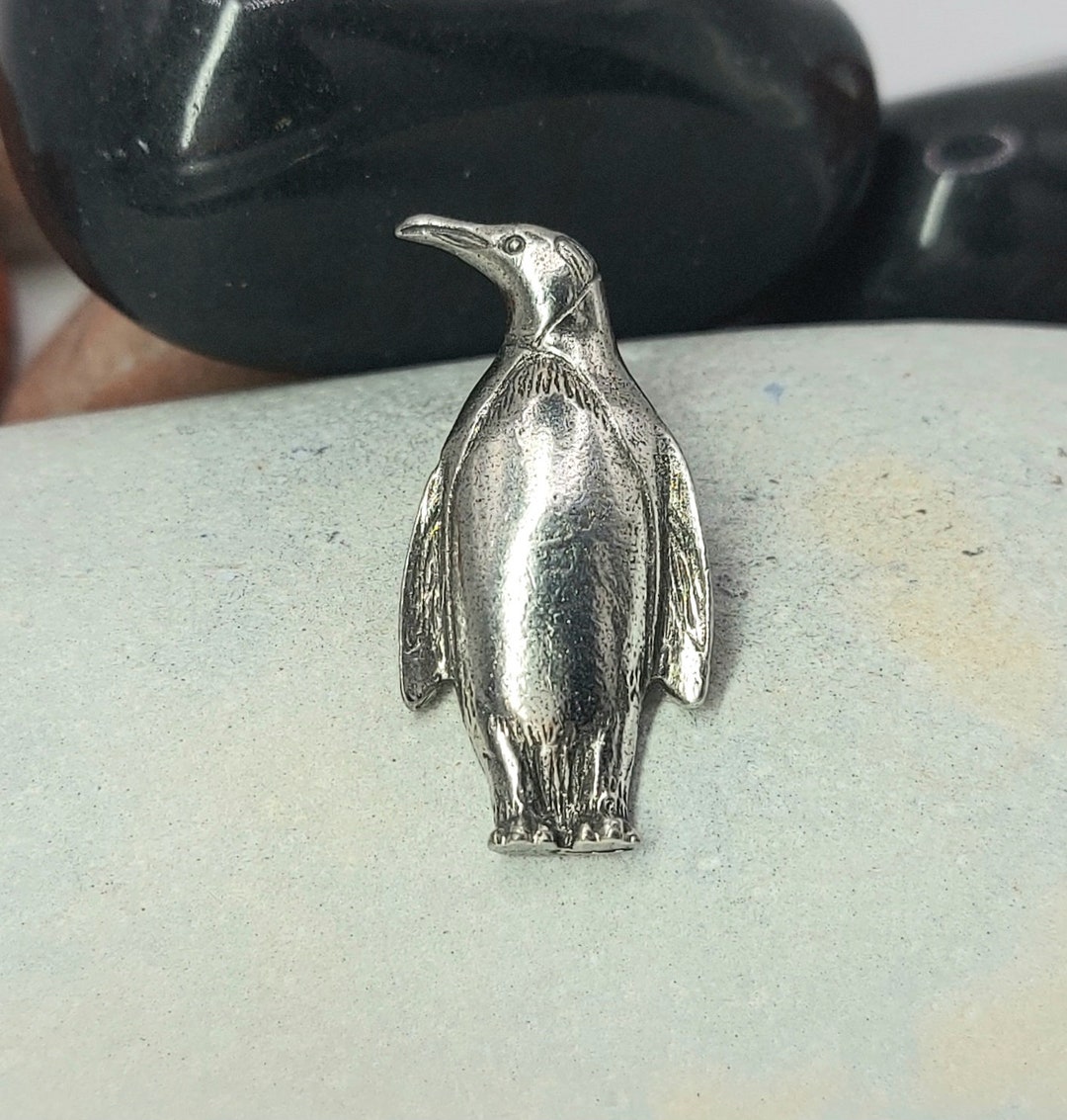 PEWTER ANTARTIC PENGUIN Hand Cast Pewter Metal Lapel Pin Badge - Etsy