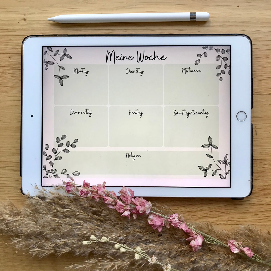 Eucalyptus Weekly Planner / Planner / Digital Product / Digital ...