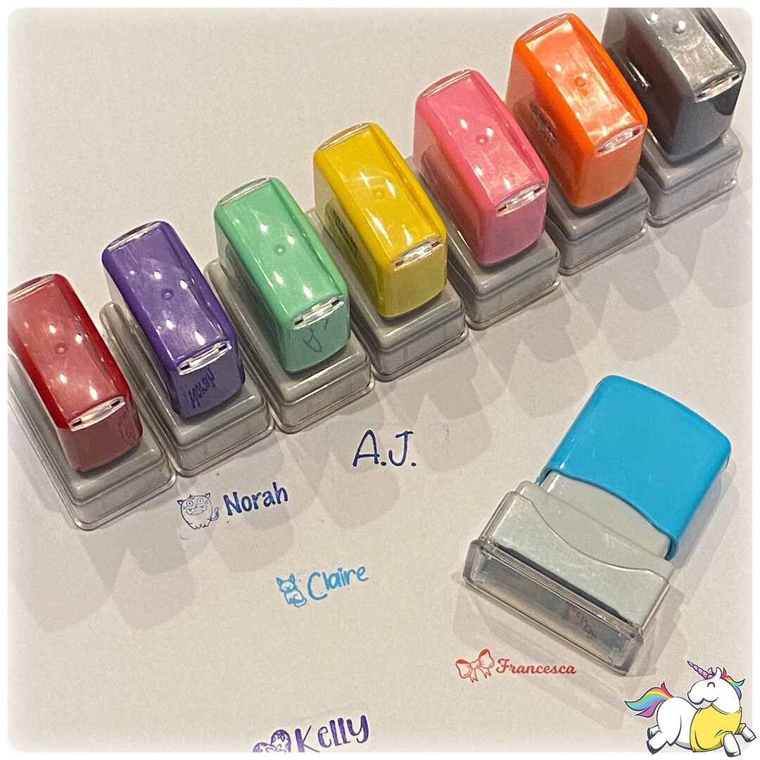 Name Stamp, Cute Name Stamp, Kids Name Stamp, Custom Name Stamp ...