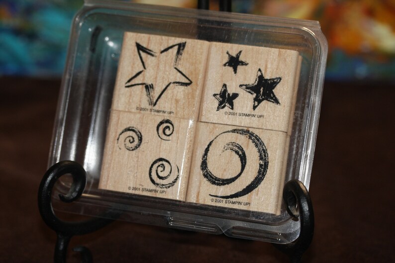 Stamping Up Rubber Stamp notecard printmaking rare vintage Stamping ...