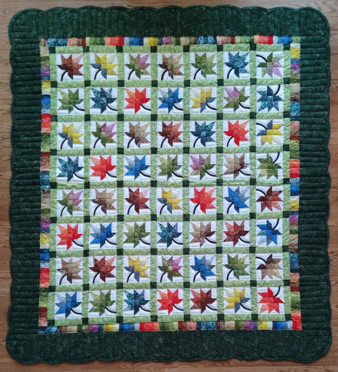 Autumn Quilt Pattern | Autumn Splendor Quilt Pattern | Fall-themed ...