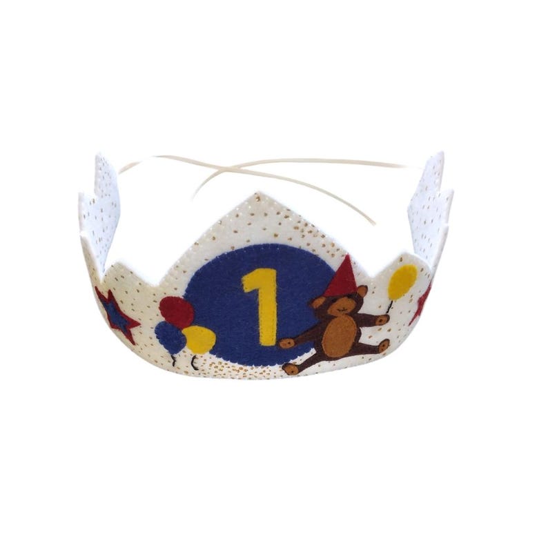 Teddy Bear Birthday Crown Kit | Charming DIY Crown Kit | Felt Crown for ...