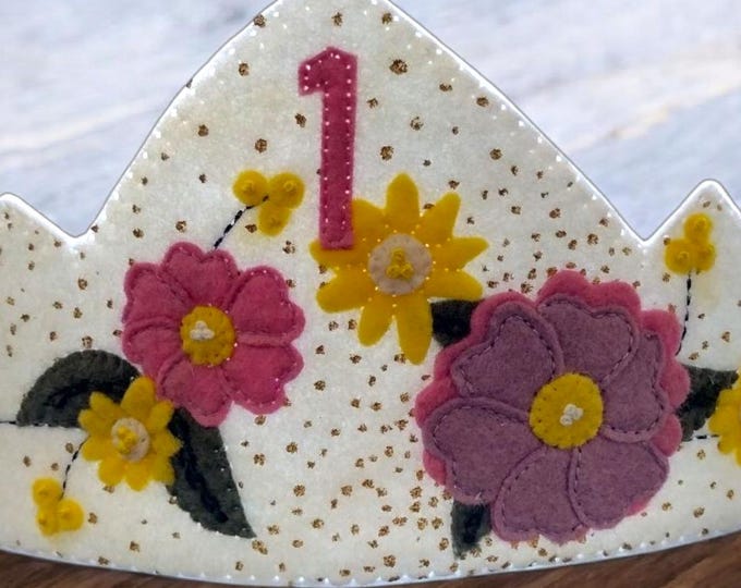 Hedgehog Birthday Crown Kit | Charming DIY Crown Kit | Felt Crown for ...