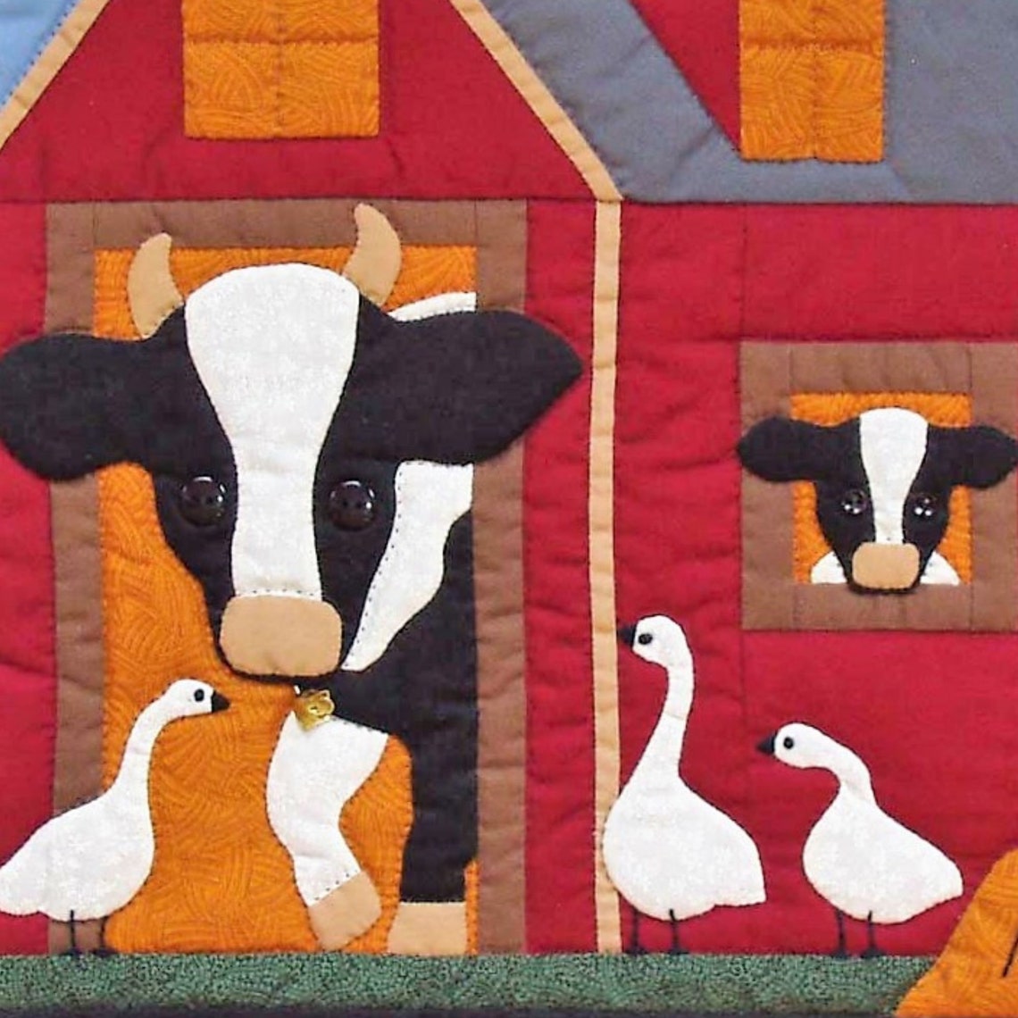 Cows Quilt Pattern by Rachel's of Greenfield Wall Quilt Patterns Cows ...