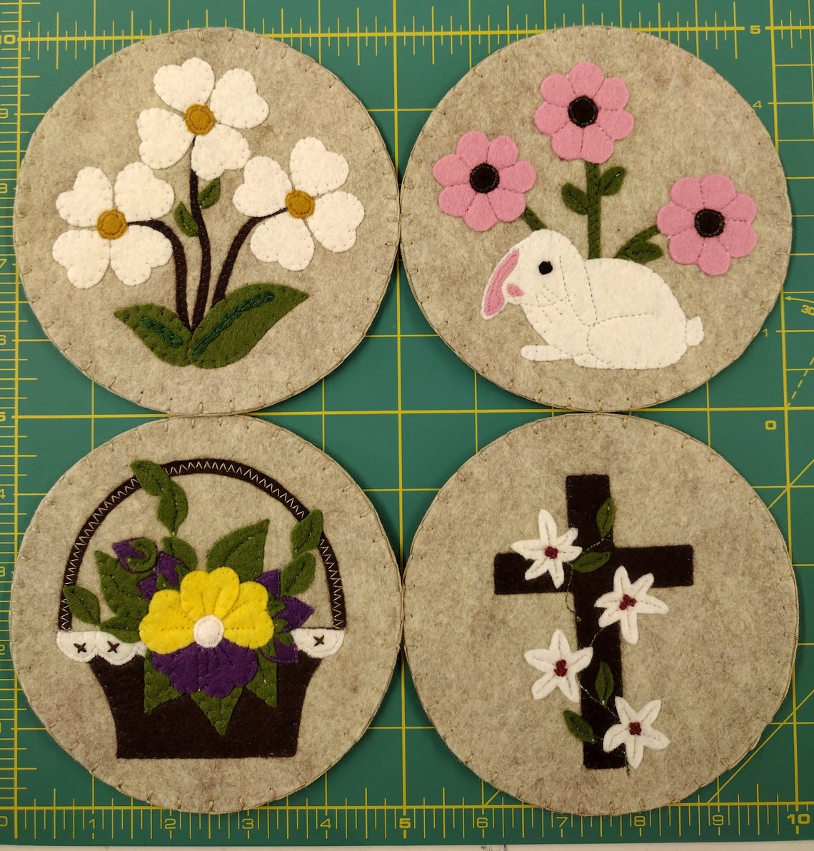 Spring DIY Coasters Pattern | Craft Pattern for Adults | DIY Coasters ...
