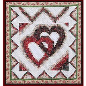 Linking Hearts Quilt Pattern | Modern Quilt Pattern by Rachel's of ...