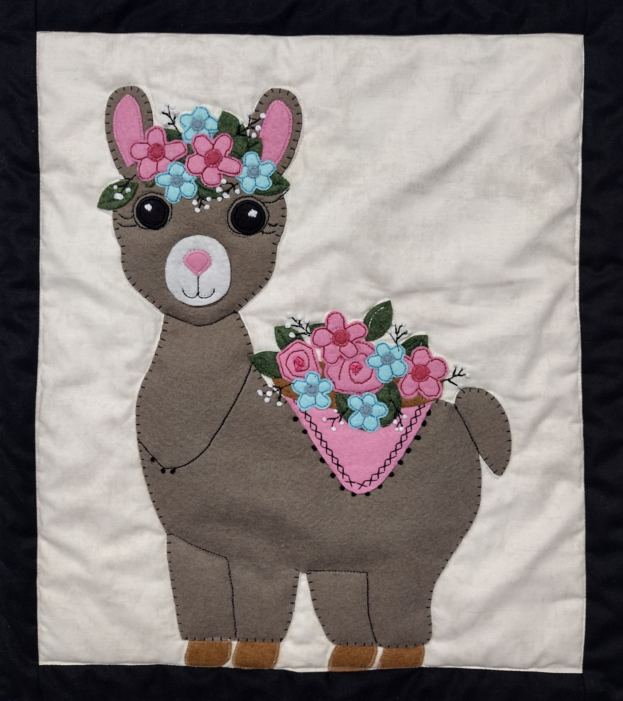 Llama Wall Quilt Pattern, Animal Quilt, Quilting for Beginners, DIY ...