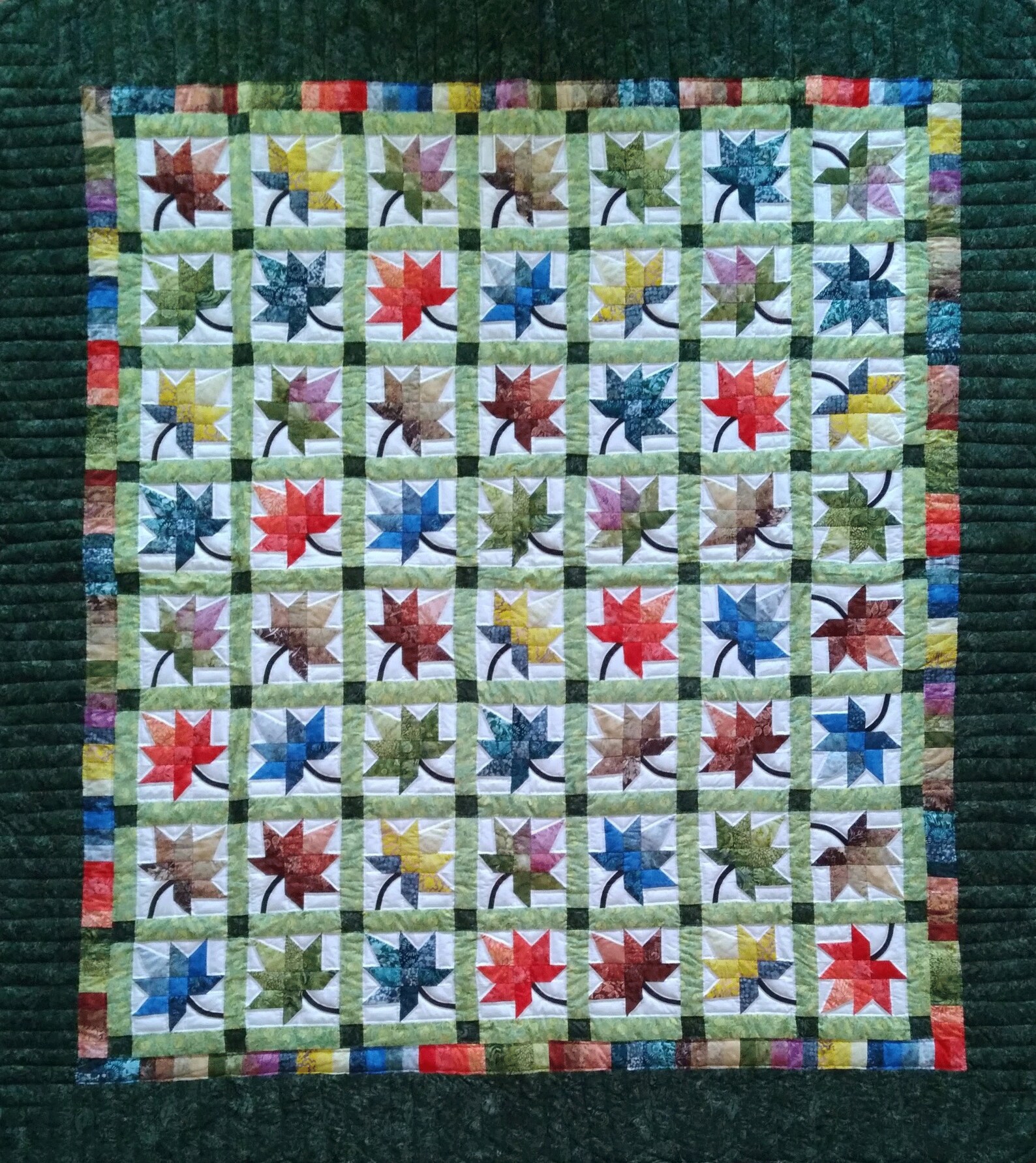 Autumn Quilt Pattern Autumn Splendor Quilt Pattern by - Etsy