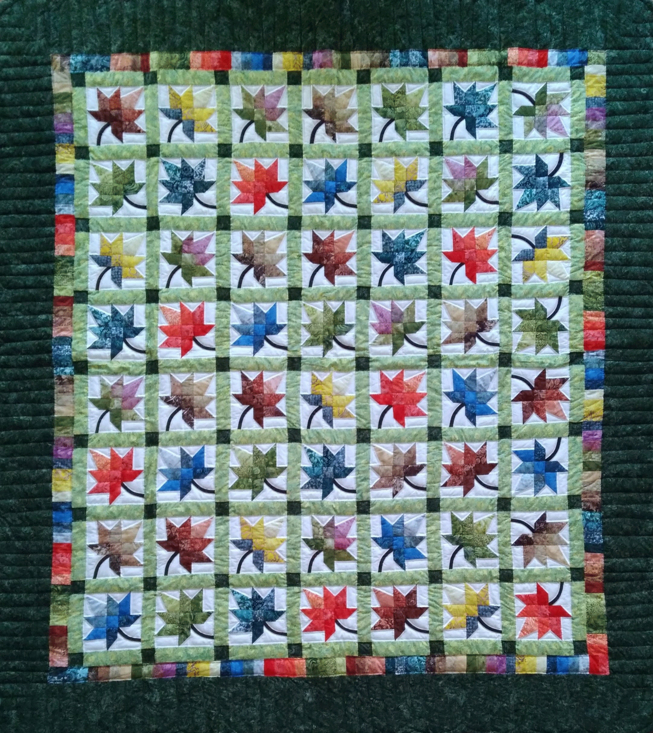 Autumn Quilt Pattern Autumn Splendor Quilt Pattern by - Etsy