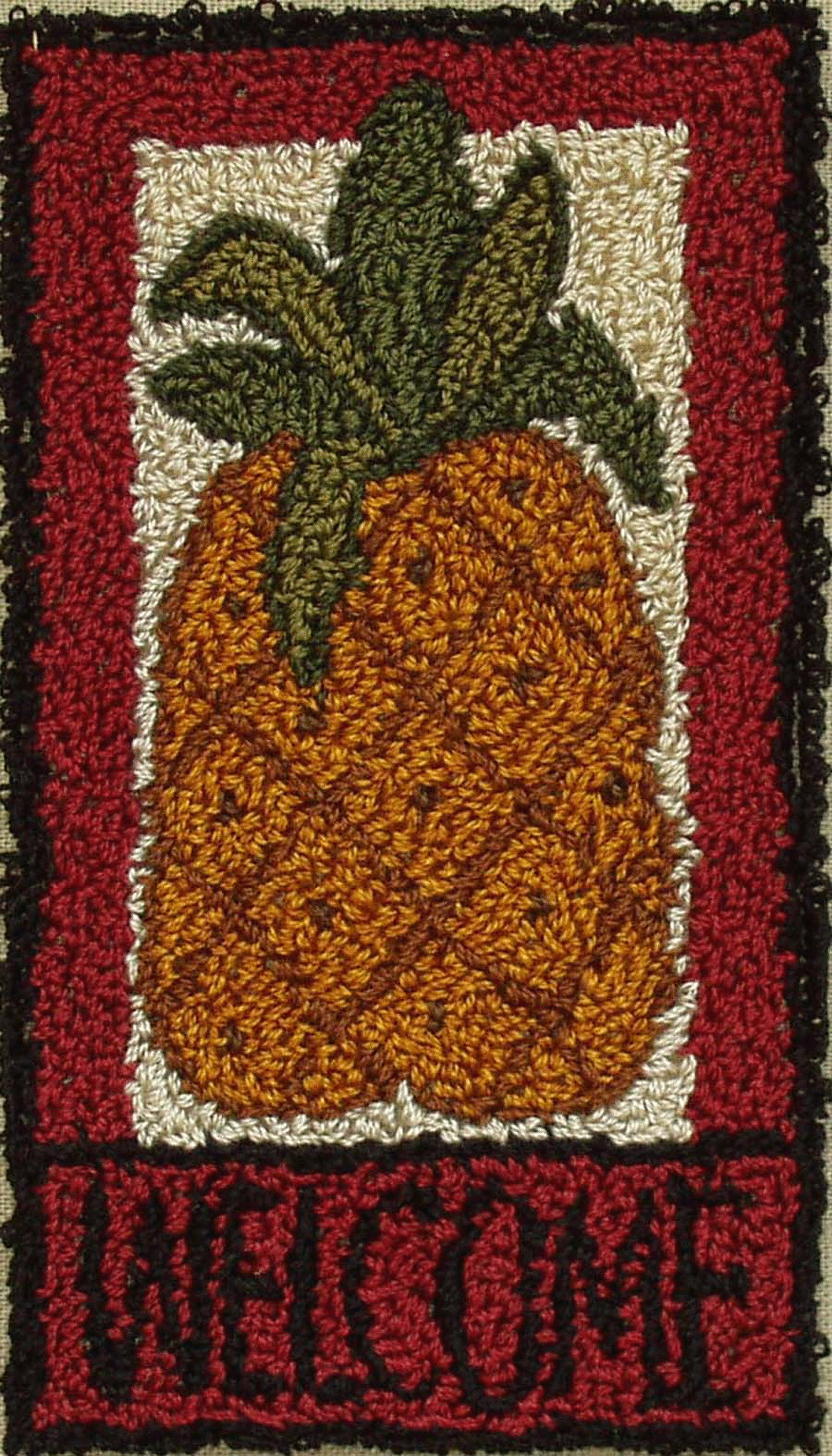 Pineapple Punch Needle Kit | Punch Needle Embroidery Kit | Wall Decor ...