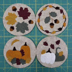 Autumn Coasters Kit | Craft Kit for Adults | DIY Coasters | 4 Fall ...