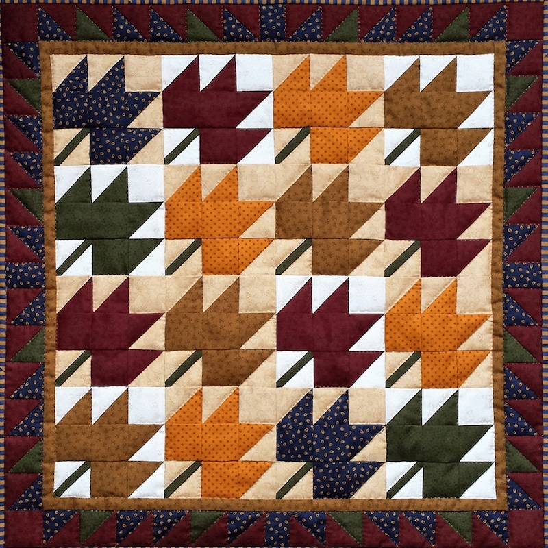 Leaf Quilt Pattern - Etsy