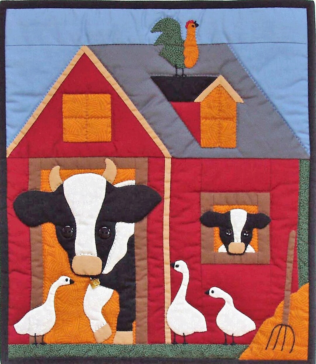 Cows Quilt Pattern by Rachel's of Greenfield Wall Quilt Patterns Cows ...