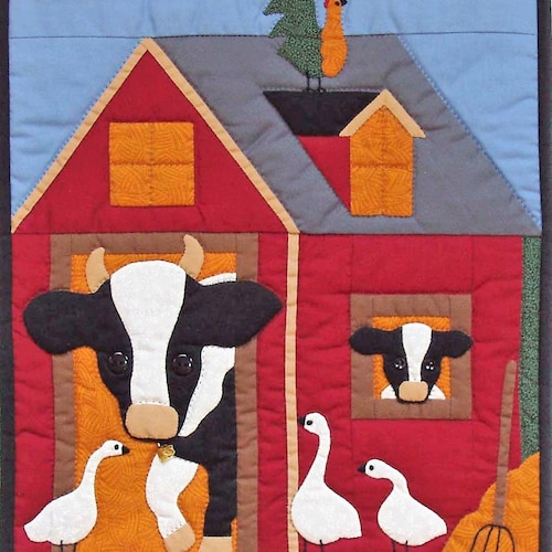 Cows Quilt Pattern by Rachel's of Greenfield Wall Quilt - Etsy
